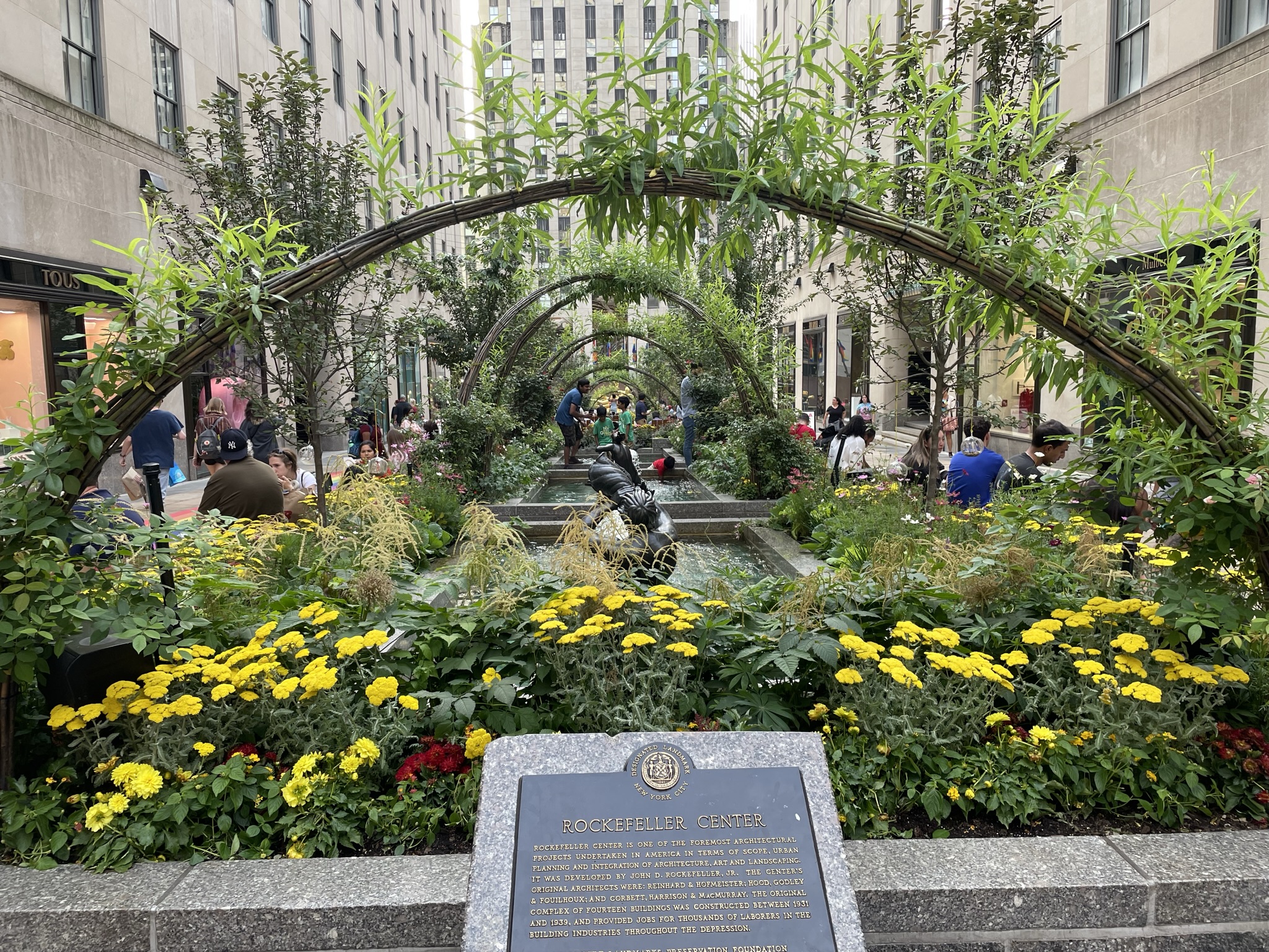Pride@Channel Gardens at Rockefeller Center - Rewild Landscape